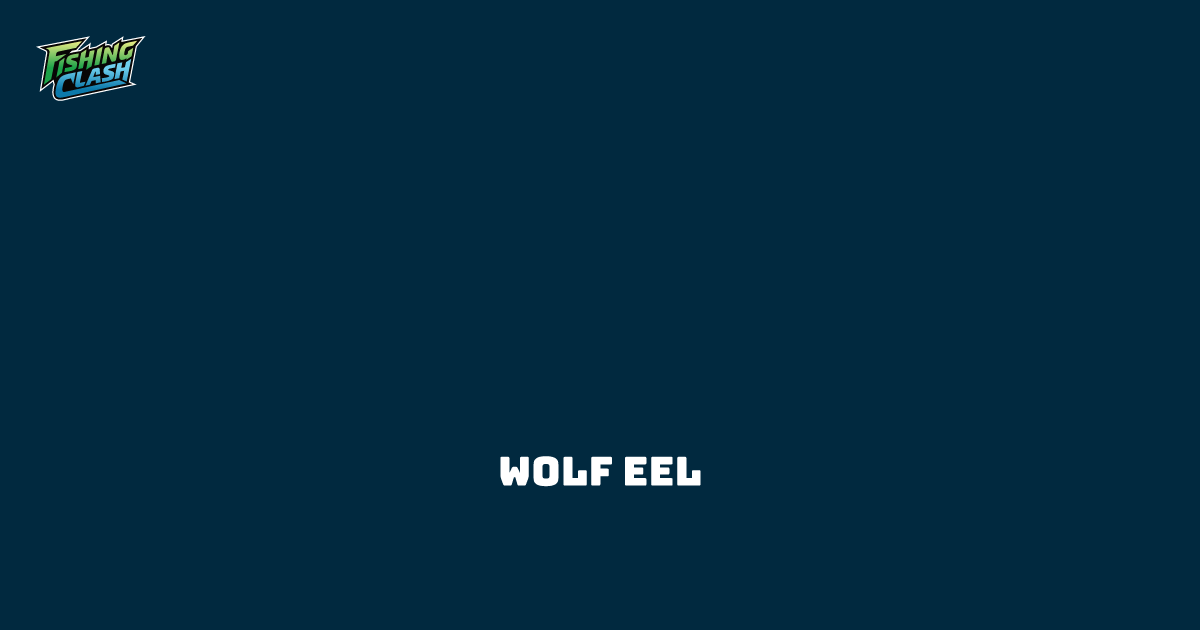 Wolf eel | Fishing Clash