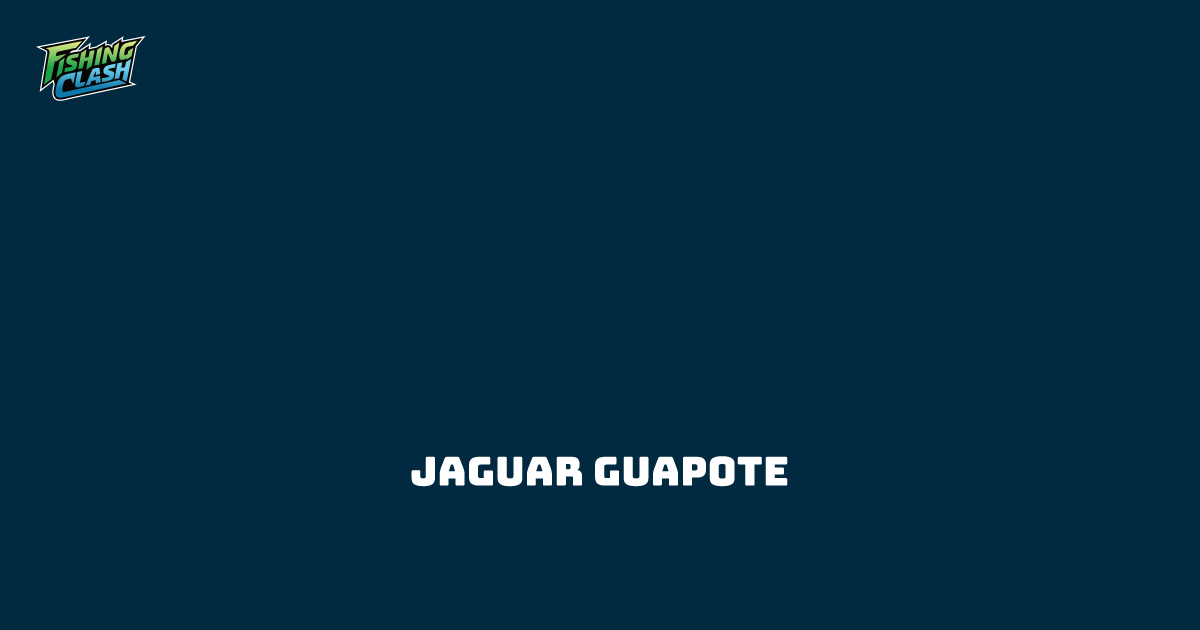 Jaguar guapote | Fishing Clash