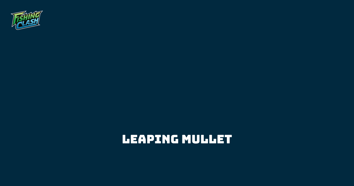 Leaping mullet | Fishing Clash