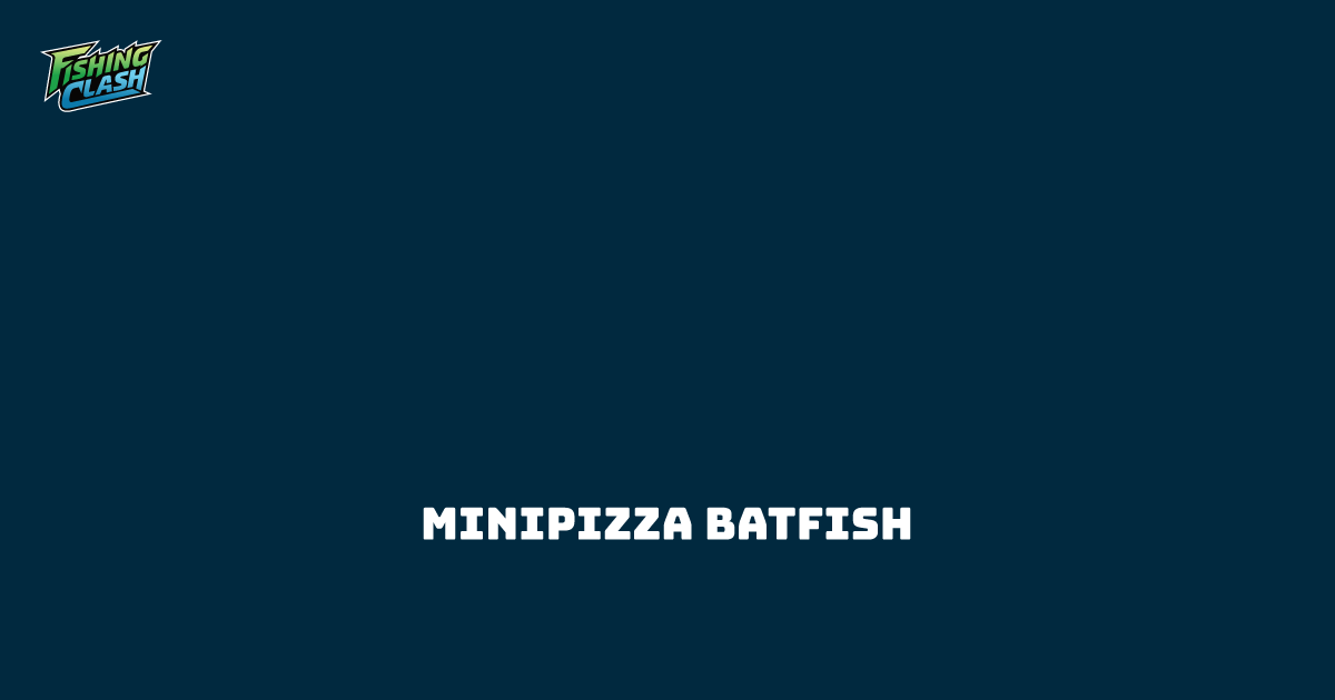 Minipizza batfish | Fishing Clash
