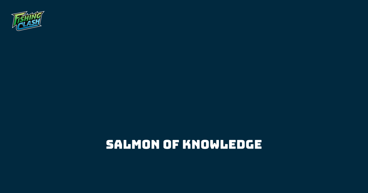 Salmon of knowledge | Fishing Clash