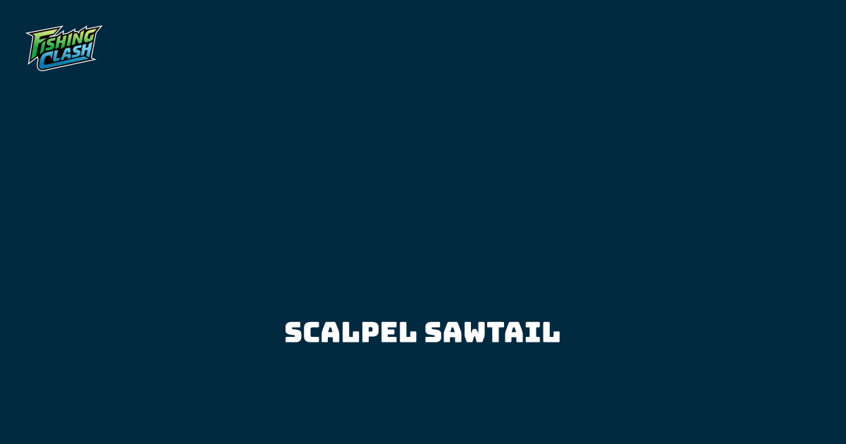 Skalpell-sägedoktorfisch | Fishing Clash