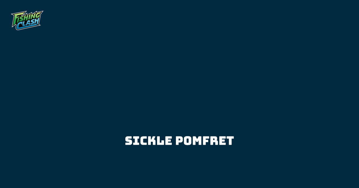 Sickle pomfret | Fishing Clash