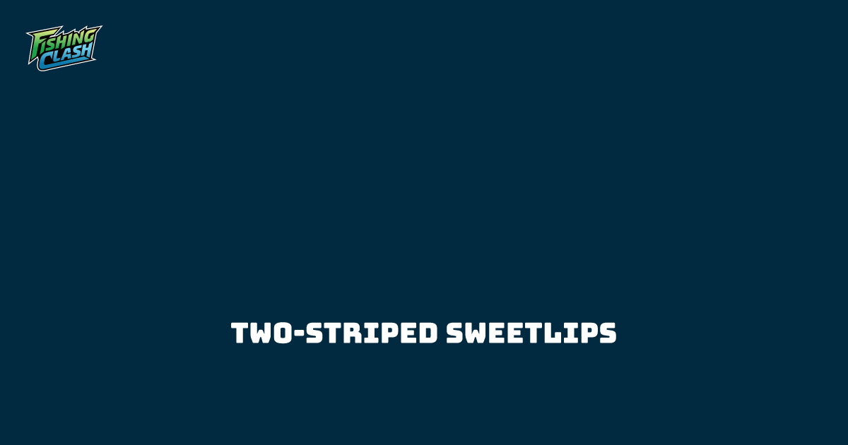 Two-striped sweetlips | Fishing Clash